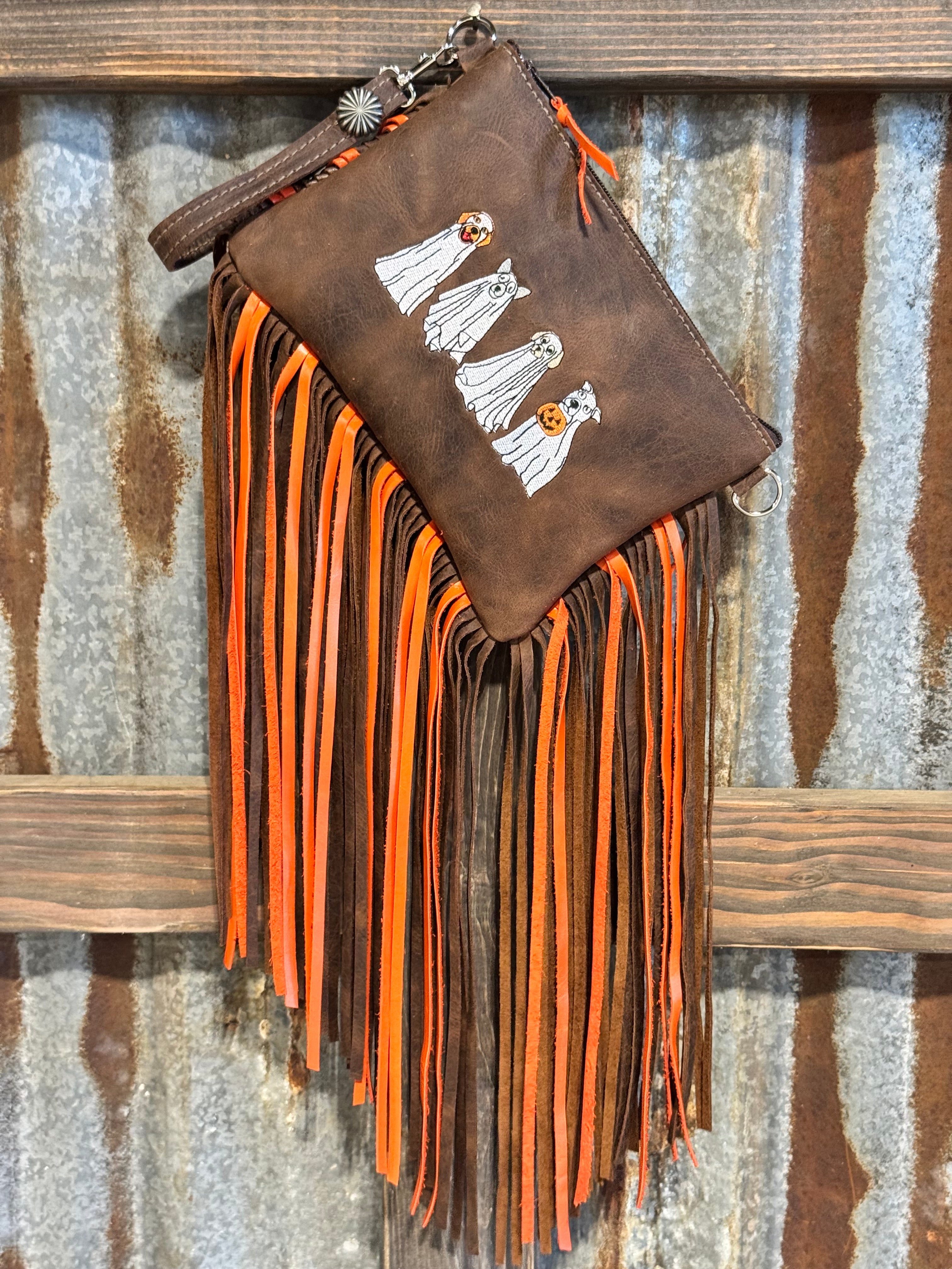 Ghost Dogs Mother Bucker Orange – Designer Custom Leather