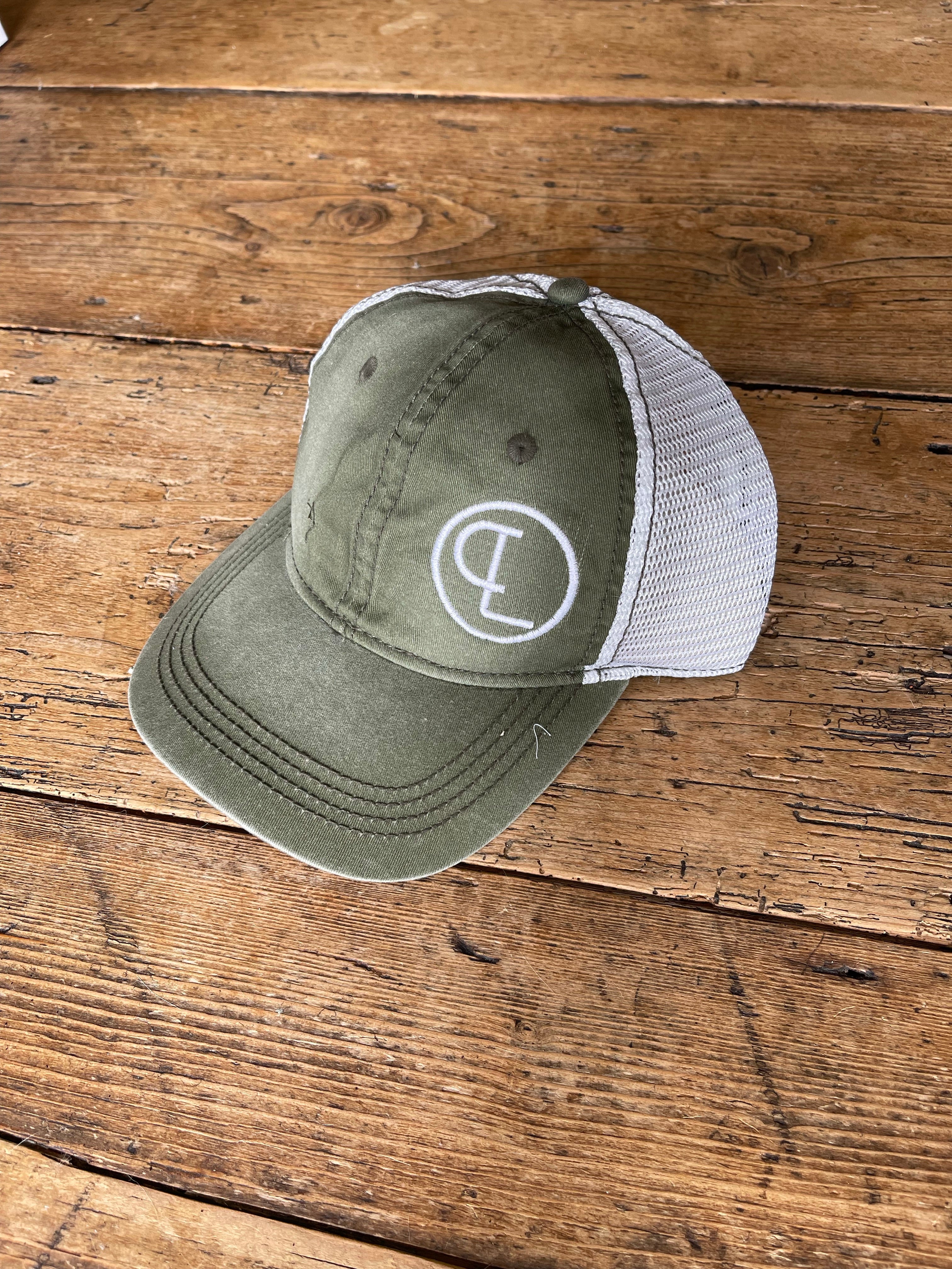 Relaxed Fit Baseball Cap(Olive) – Designer Custom Leather